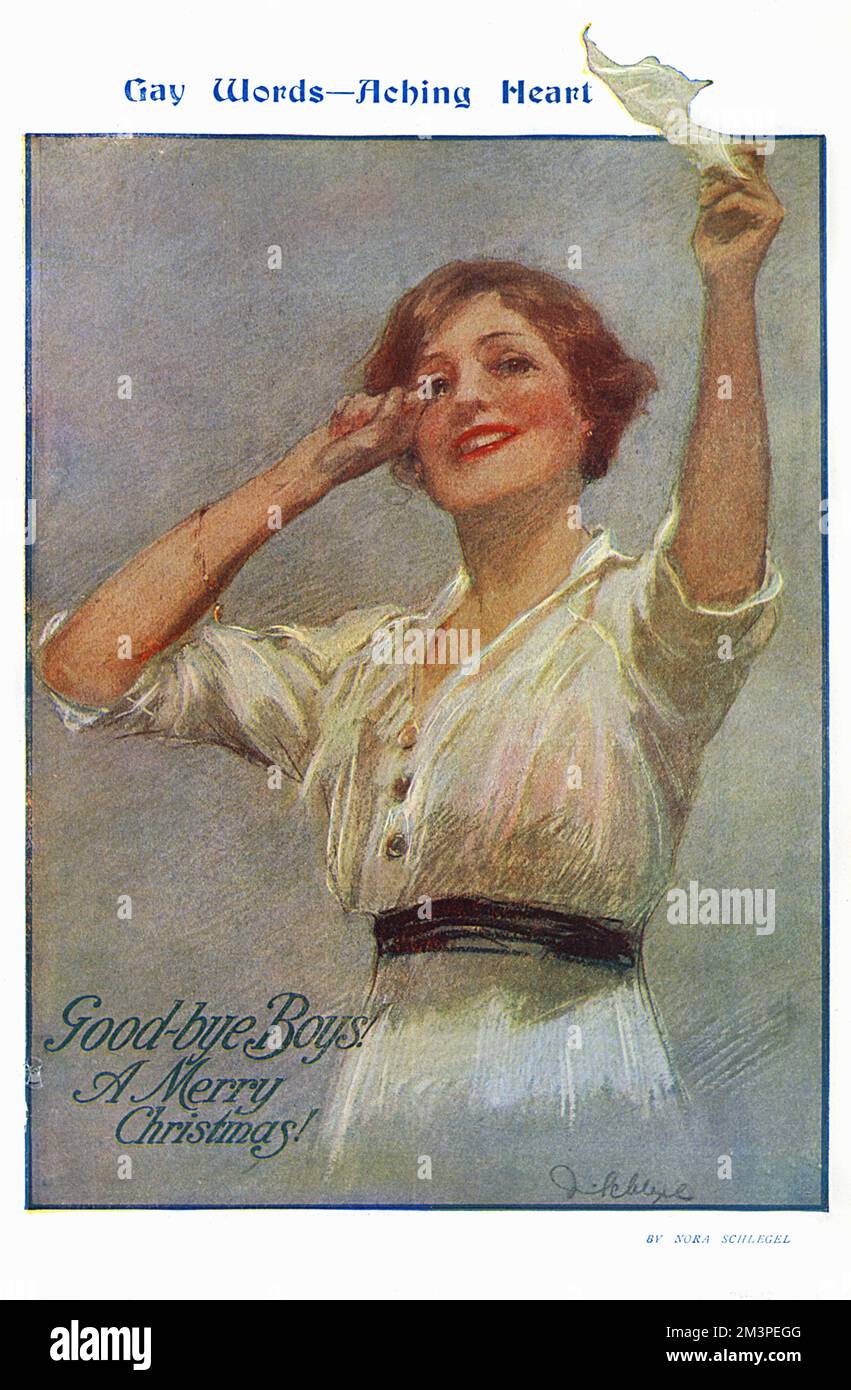 Gay Words, Aching Heart - WW1 farewell Stock Photo - Alamy