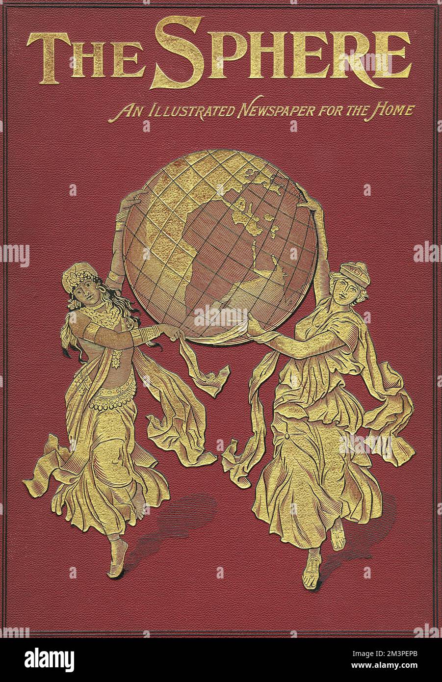 Binding for a volume of The Sphere magazine, subtitled, 'An Illustrated ...