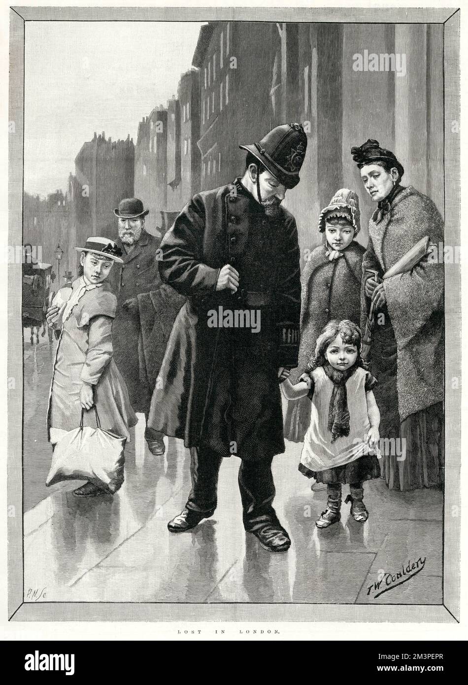 Police child lost hi-res stock photography and images - Alamy