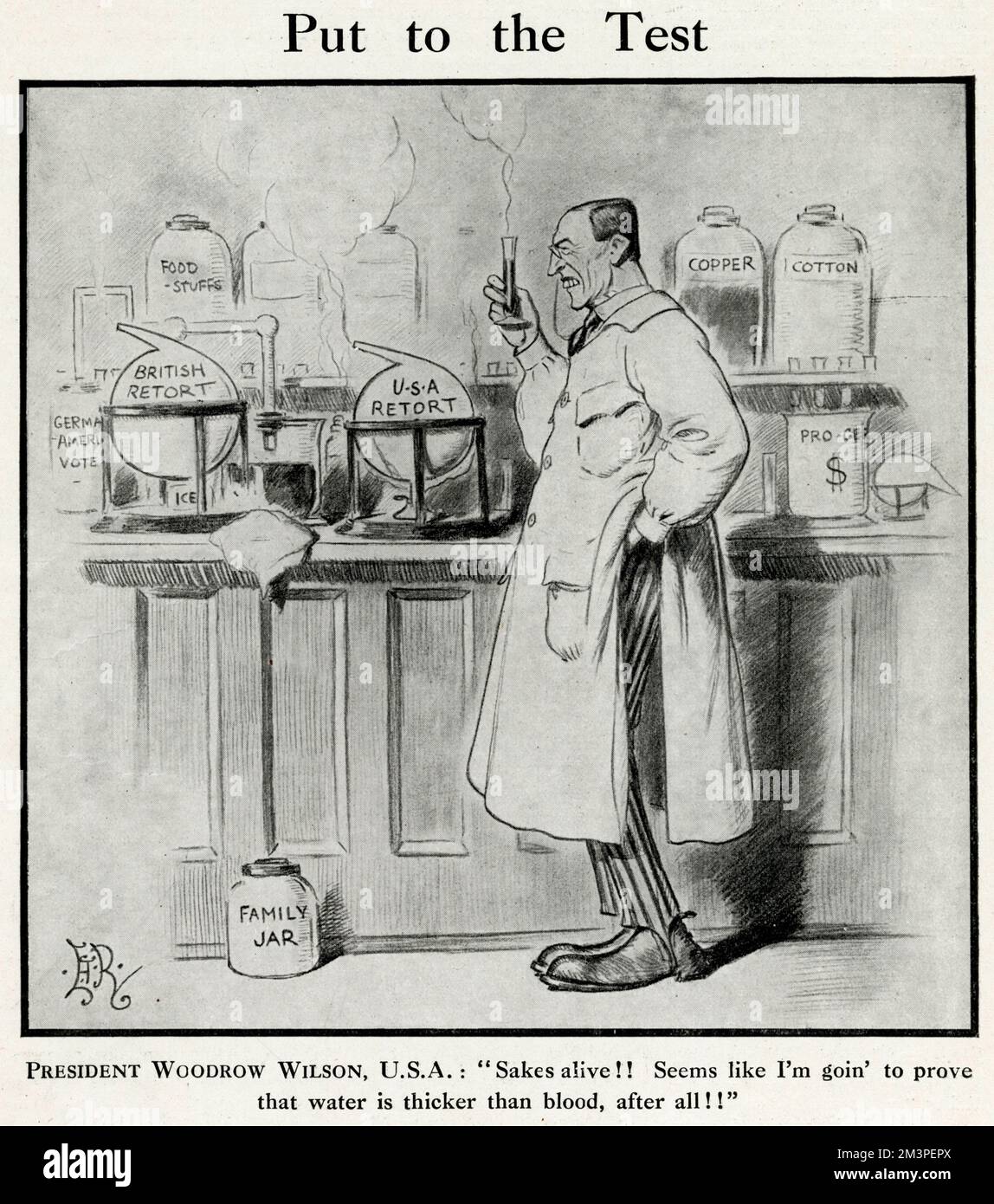 'Put to the test', 1915 Stock Photo - Alamy