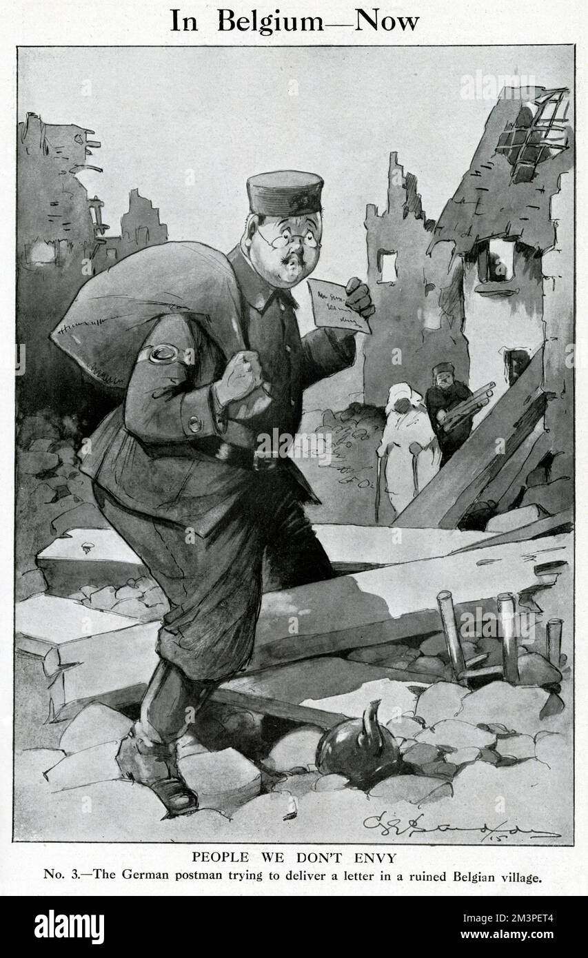 No. 3: People We Don't Envy by George Studdy, 1915 Stock Photo - Alamy