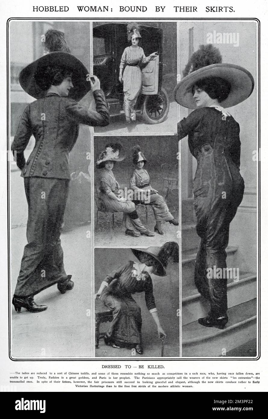 Women's fashion 1910 hi-res stock photography and images - Alamy