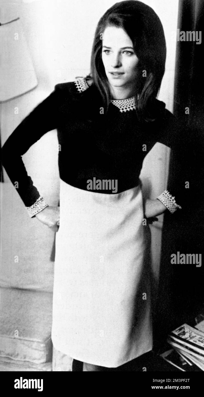 Charlotte Rampling (1946- ), british actress, wearing her 'Avengers ...