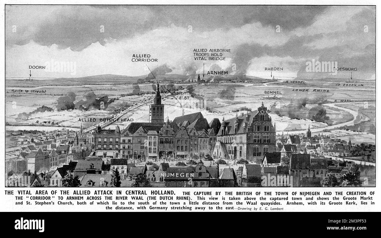 The Advance into Holland during the Second World War -- the Second Army ...