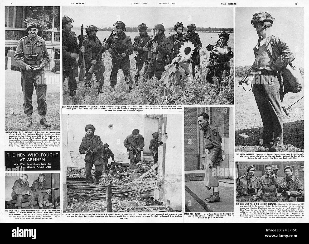 The Men who fought at Arnhem, WW2 Stock Photo - Alamy