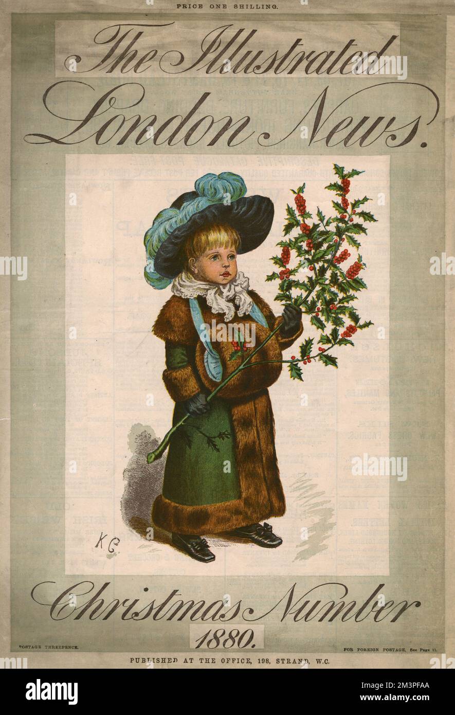 Illustrated London News Christmas Number 1880 Kate Greenaway Stock ...