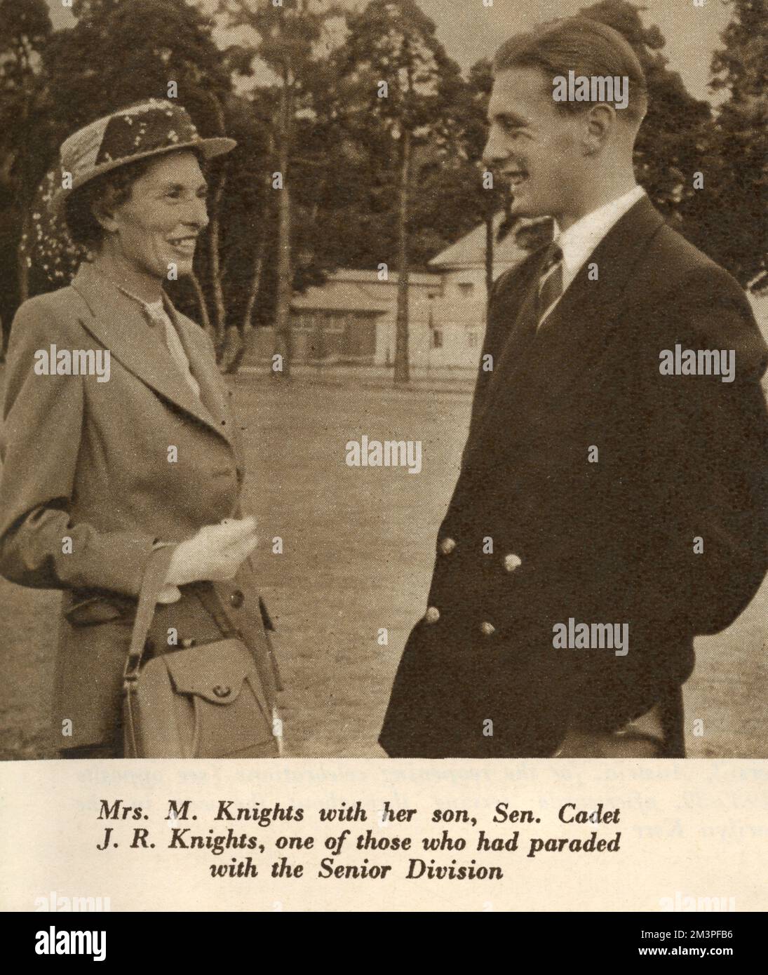 The last day spent at Sandhurst by graduated students: Mrs M. Knights ...