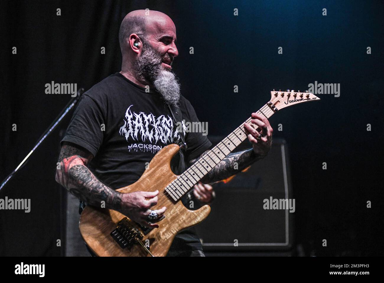 Scott Ian (guitar) performing live with Mr. Bungle Stock Photo - Alamy
