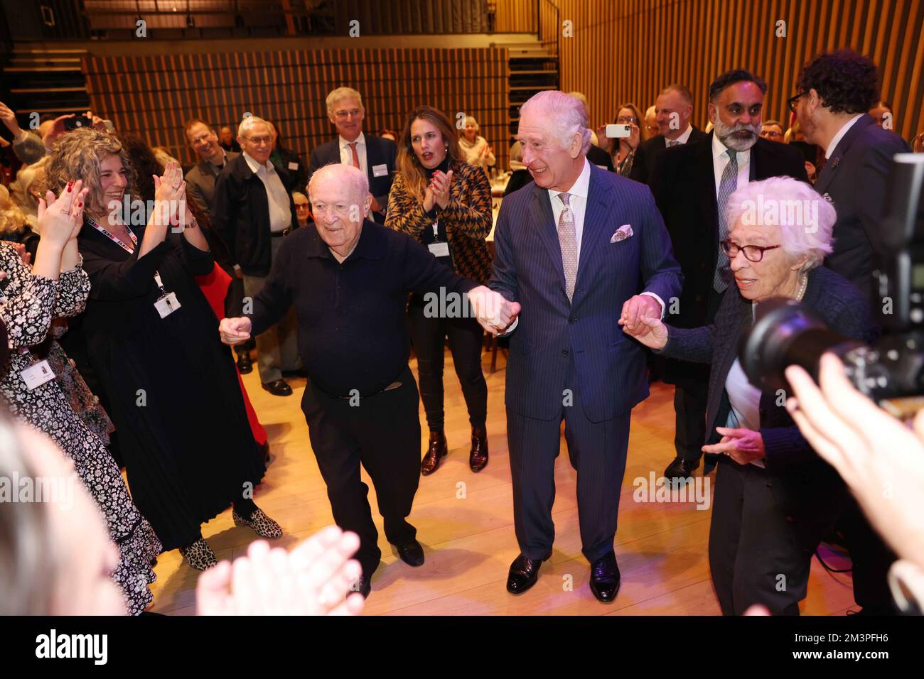 King Charles III during a visit to the JW3 Jewish community centre in ...