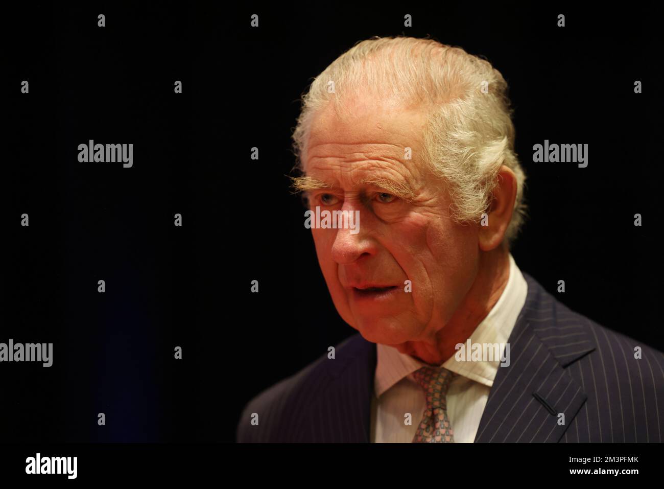 King Charles III during a visit to the JW3 Jewish community centre in ...