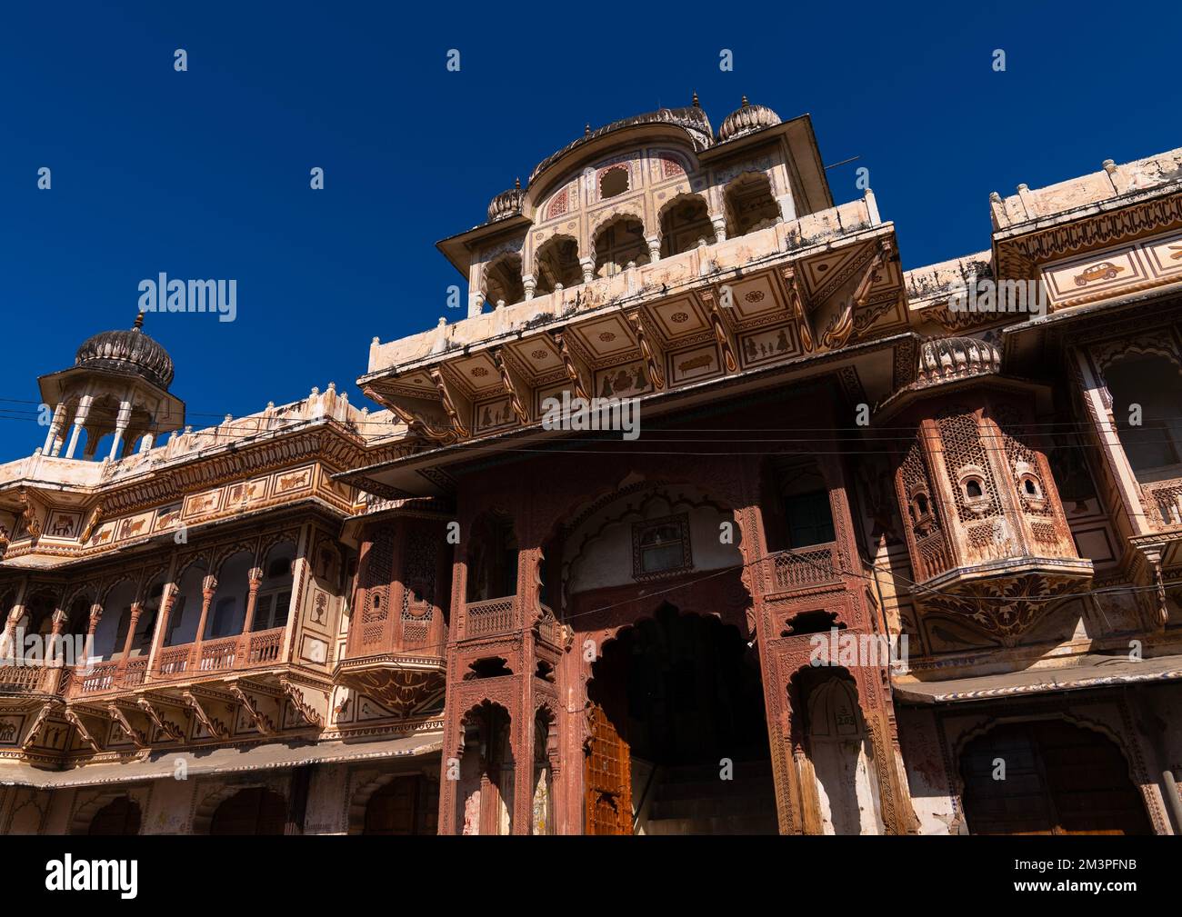 Old decorated house, Rajasthan, Pushkar, India Stock Photo - Alamy