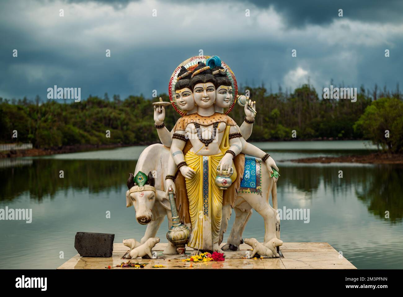 Grand bassin is a relegious place for meditation, pray and relax ...