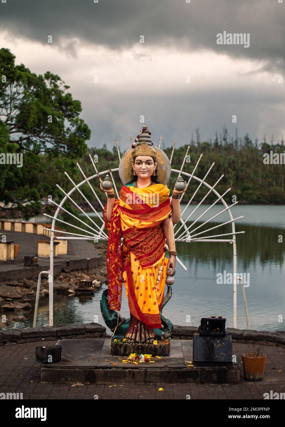 Grand bassin is a relegious place for meditation, pray and relax ...