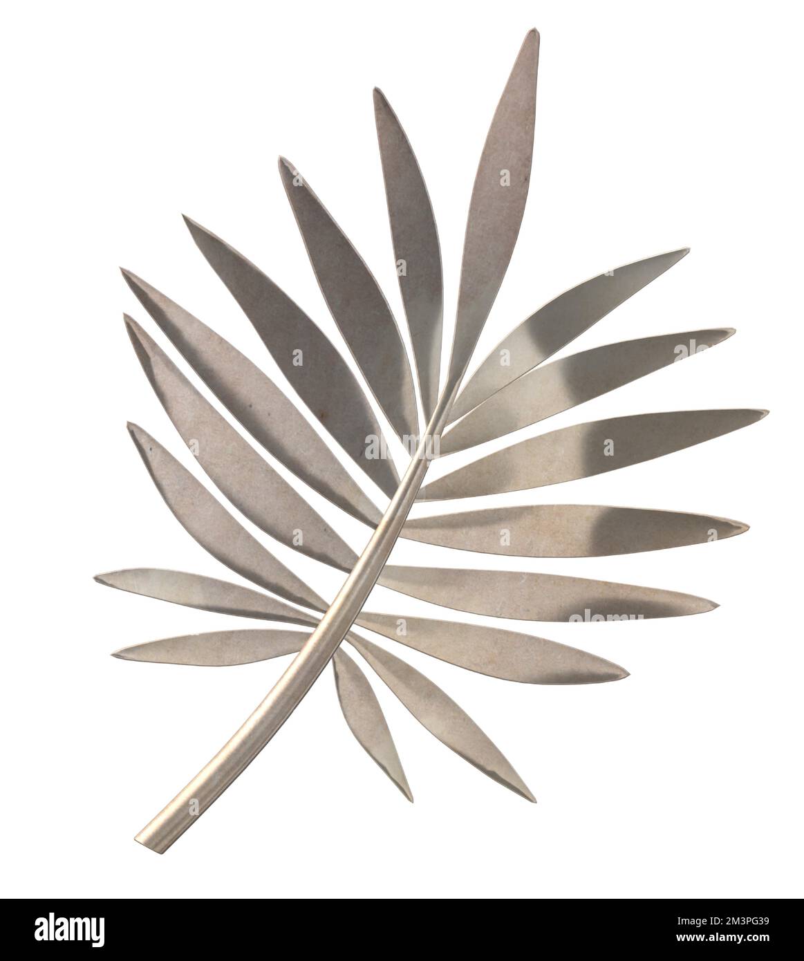 Silver Tropical Leaf Stock Vector Image & Art - Alamy