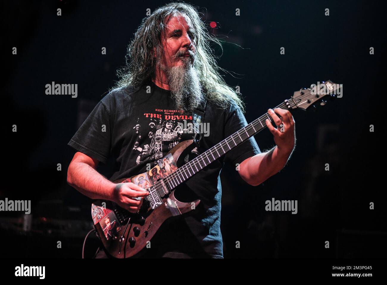 Trey Spruance (guitar) performing live with Mr. Bungle Stock Photo - Alamy