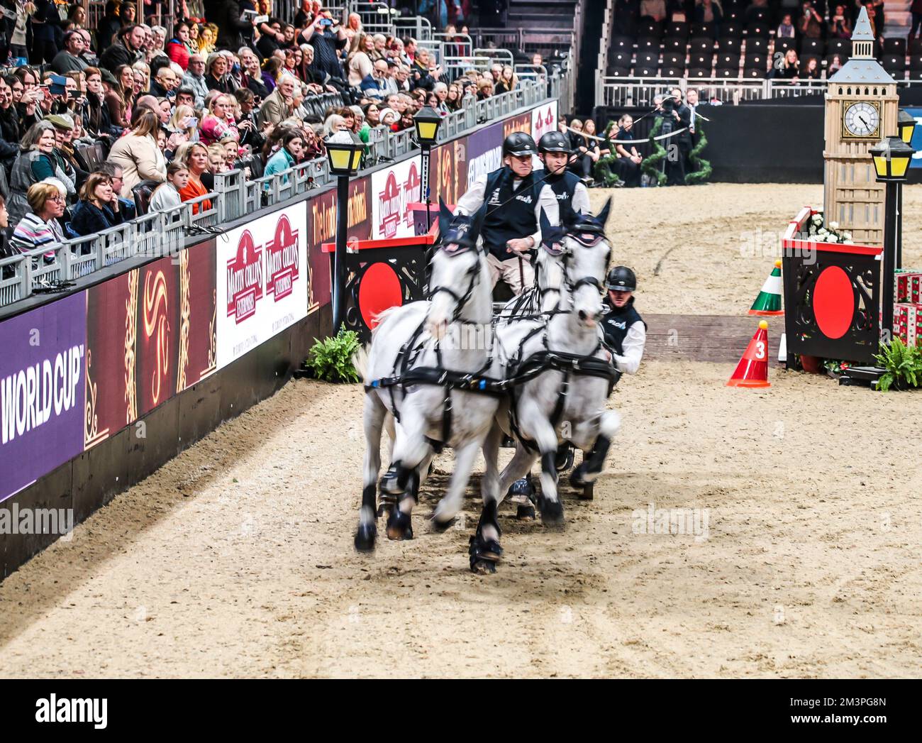 London UK 16 December 2022 Team GB Daniel Naprous ,Driving is one of ...
