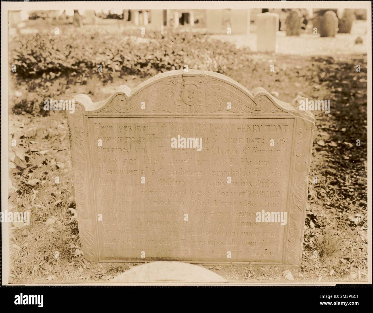 Rev. Mr. Henry Flynt, Hancock Cemetery, Quincy, Massachusetts , Tombs ...