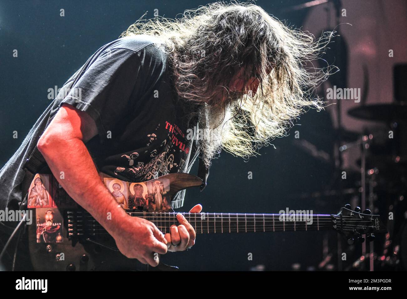 Trey Spruance (guitar) performing live with Mr. Bungle Stock Photo - Alamy