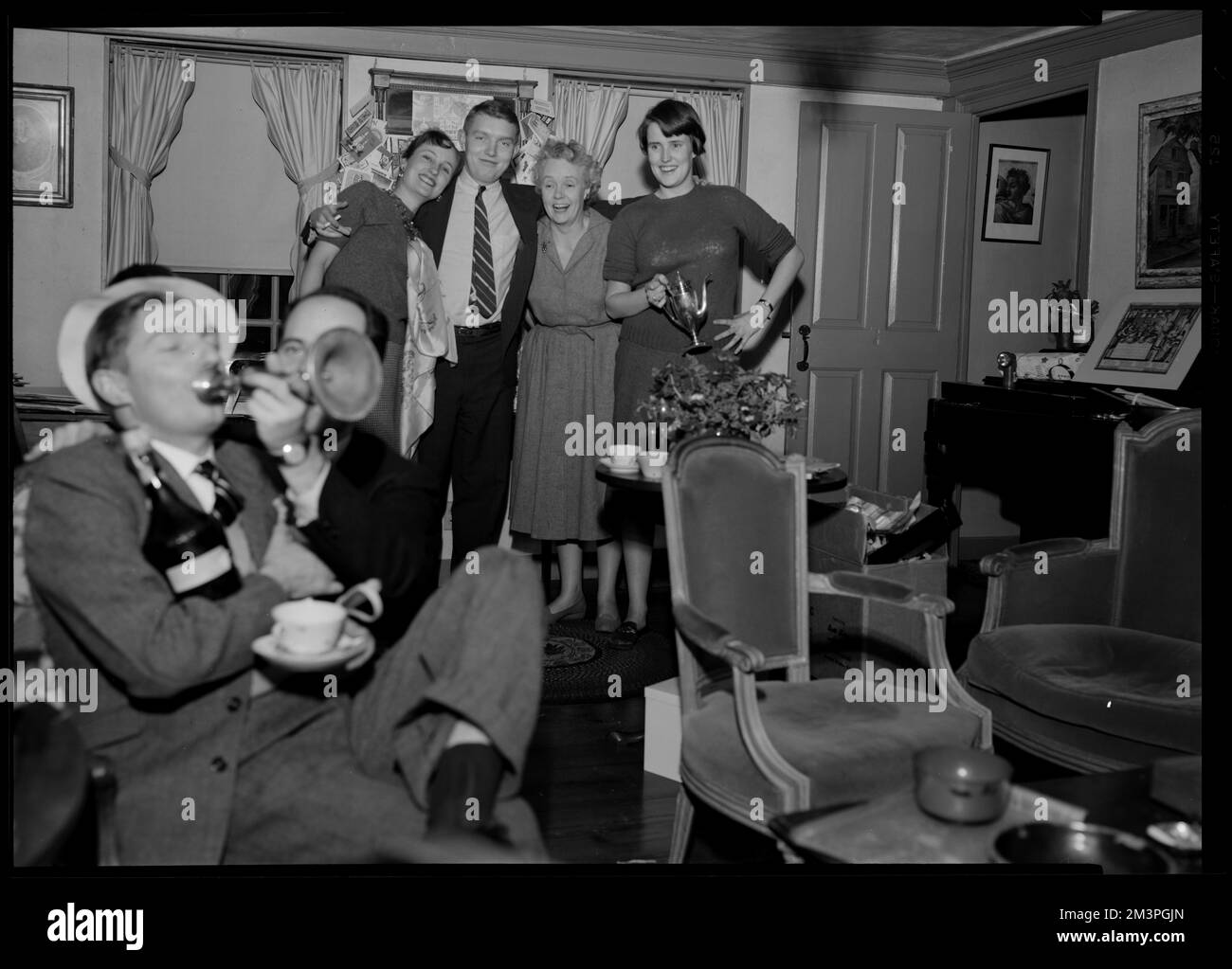 Revelry , Parties. Samuel Chamberlain Photograph Negatives Collection ...