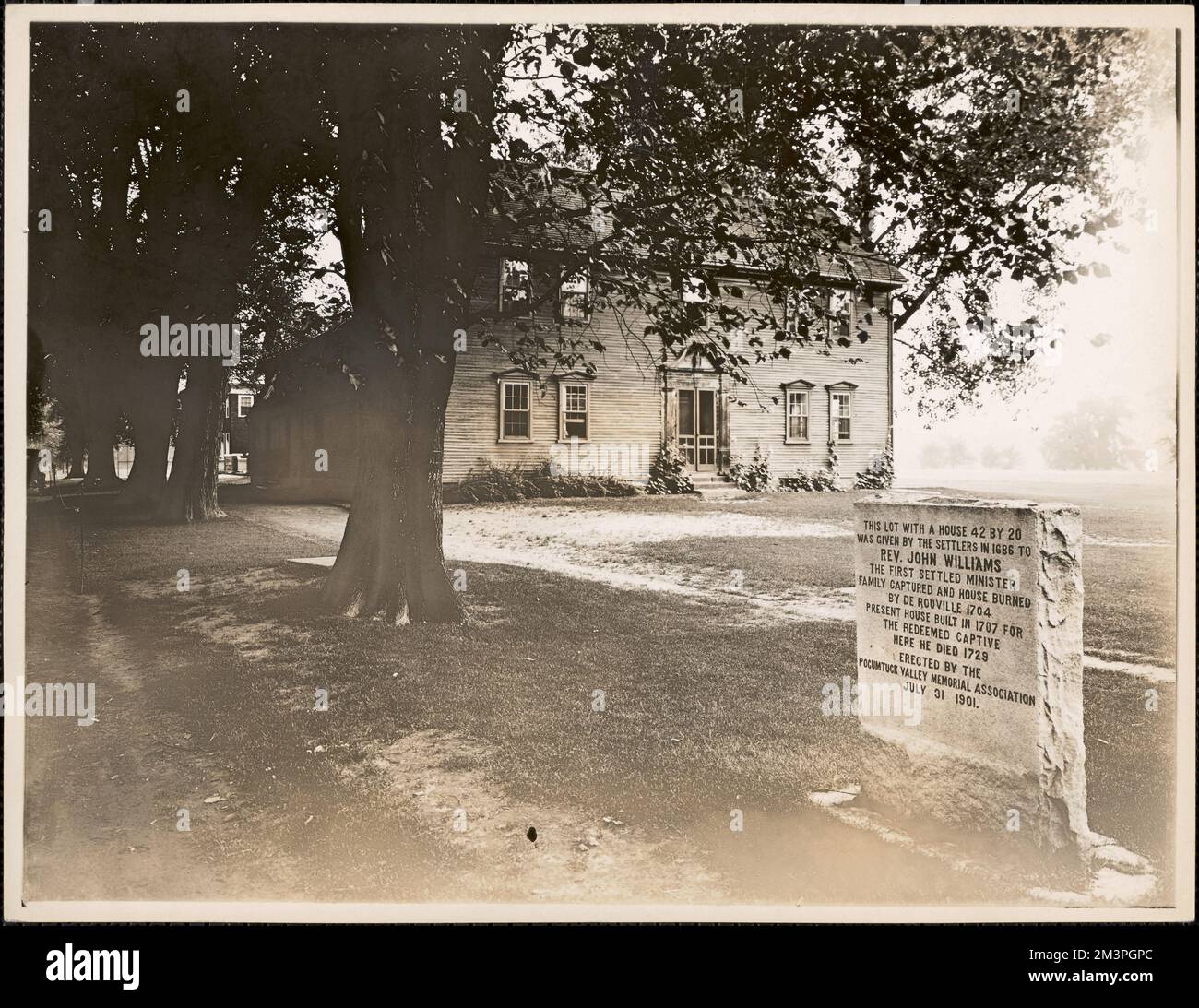 Reverend John Williams House, Albany Road, Deerfield, Mass. , Houses ...