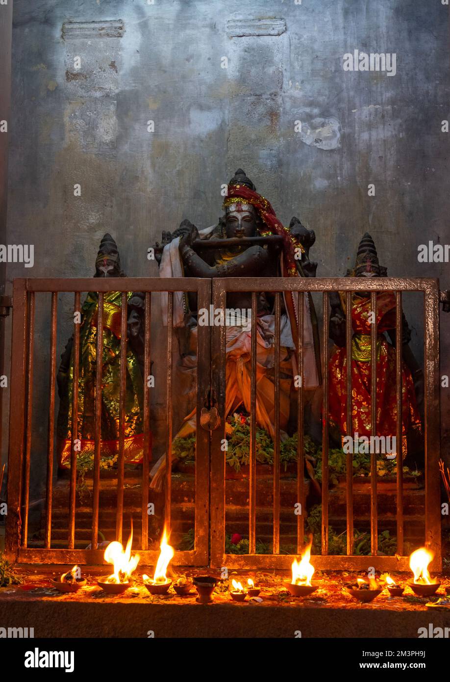 Gods statutes in Sri Ranganathaswamy Temple, Tamil Nadu ...