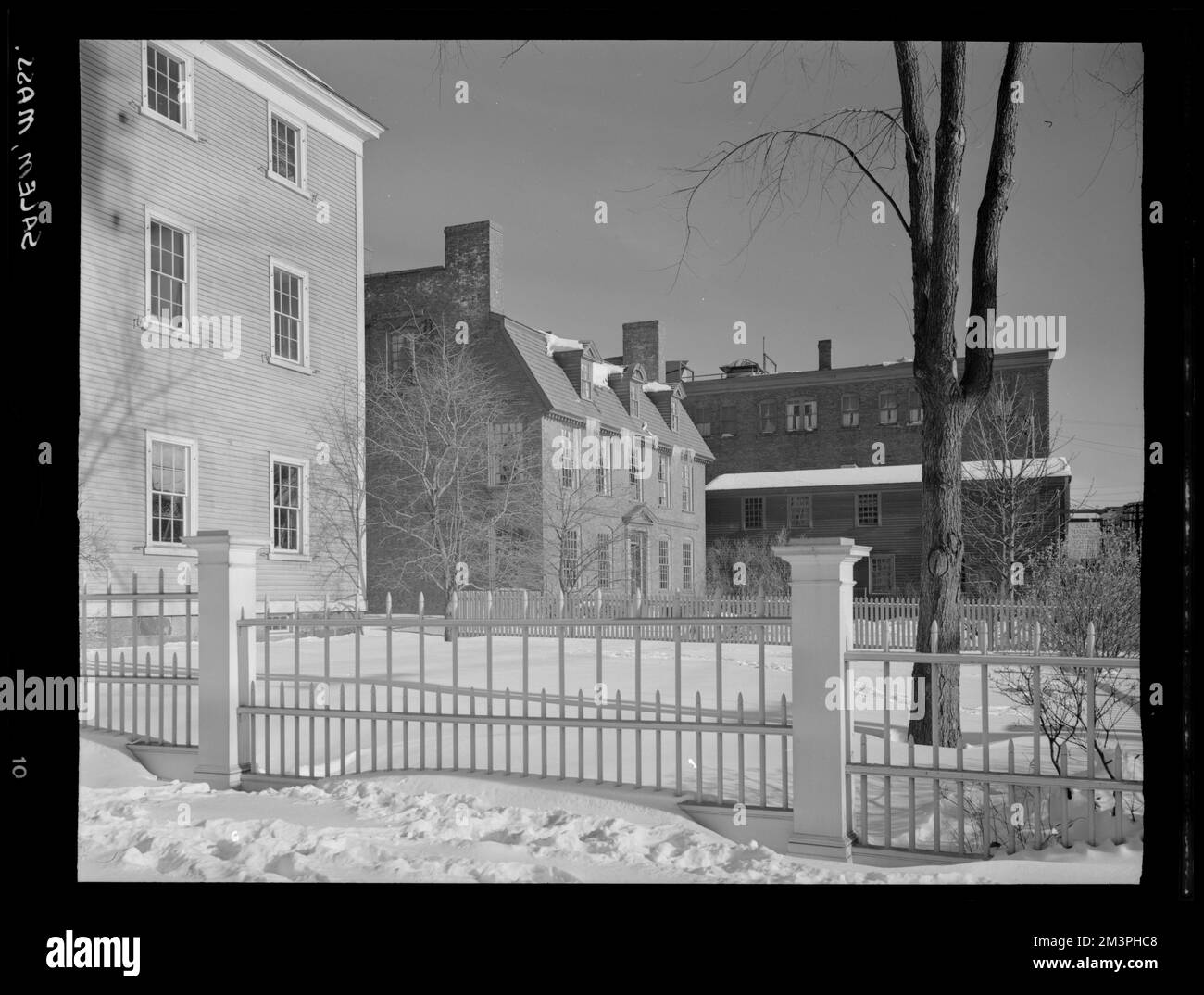 Richard Derby House, exterior , Architecture, Dwellings, Fences. Samuel ...