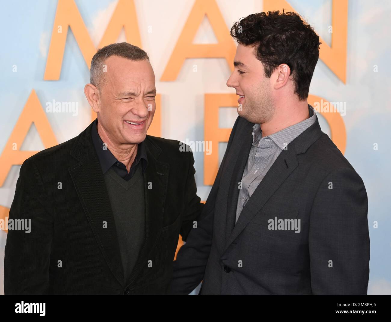 December 16th, 2022, London, UK. Tom Hanks and son Truman Hanks ...