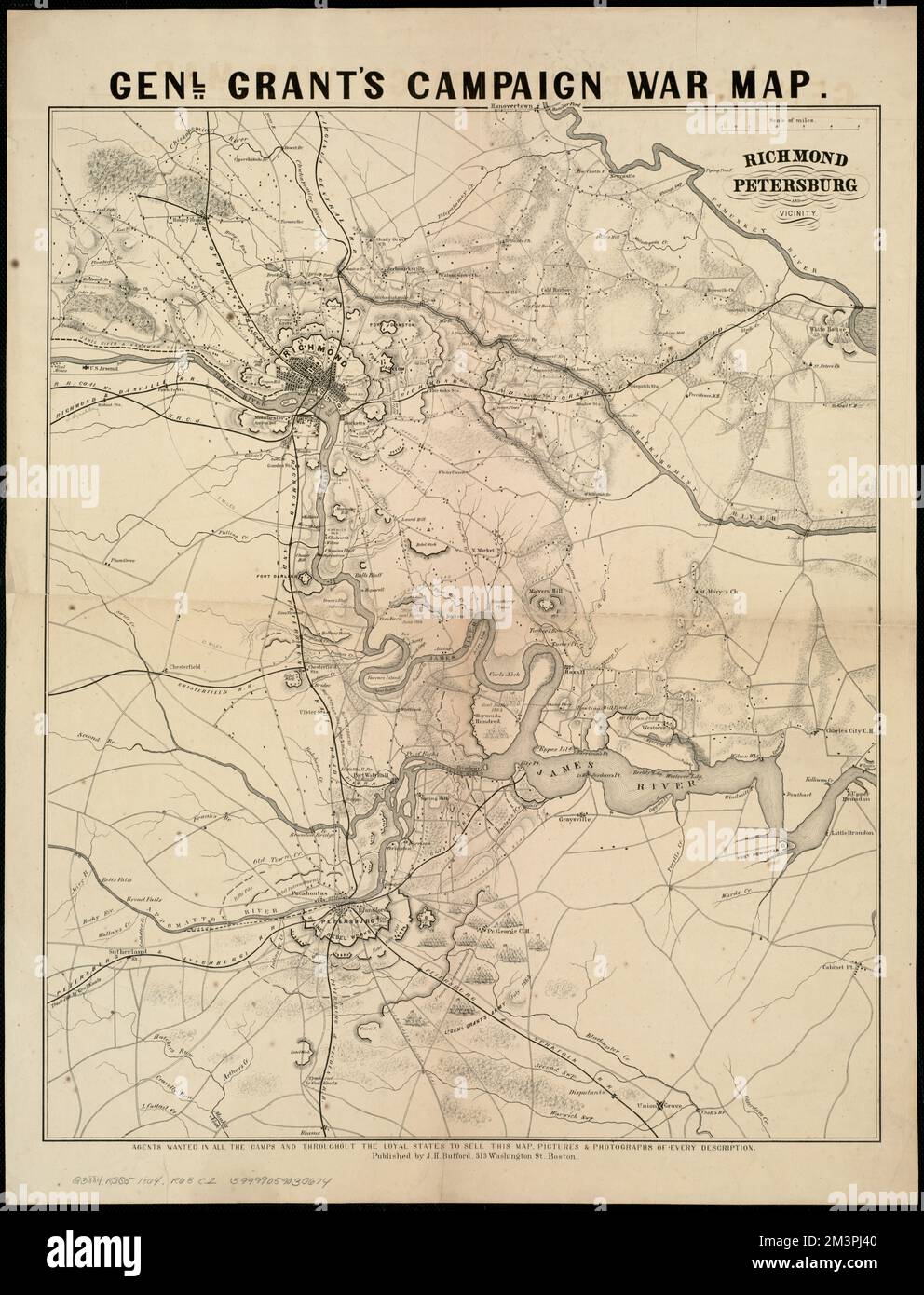 Richmond Petersburg and vicinity , United States, History, Civil War ...