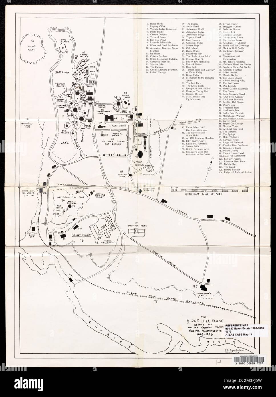 The Ridge Hill Farms, estate of William Emerson Baker, Needham ...