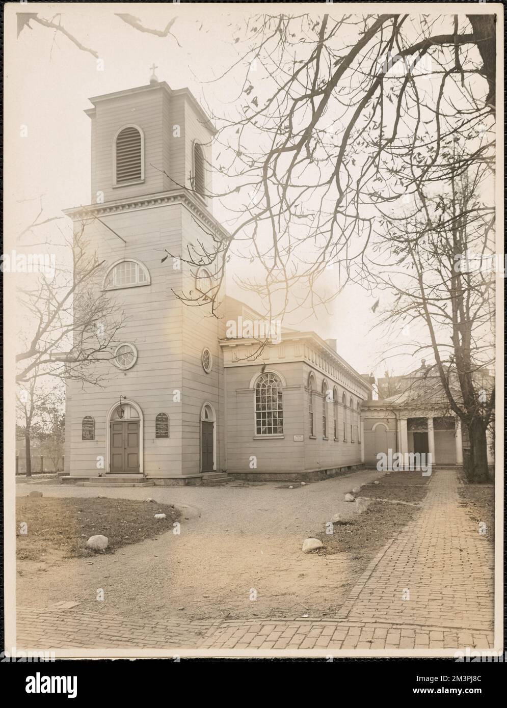 Right wing of Old Christ Church, Garden Street, Cambridge, Mass ...