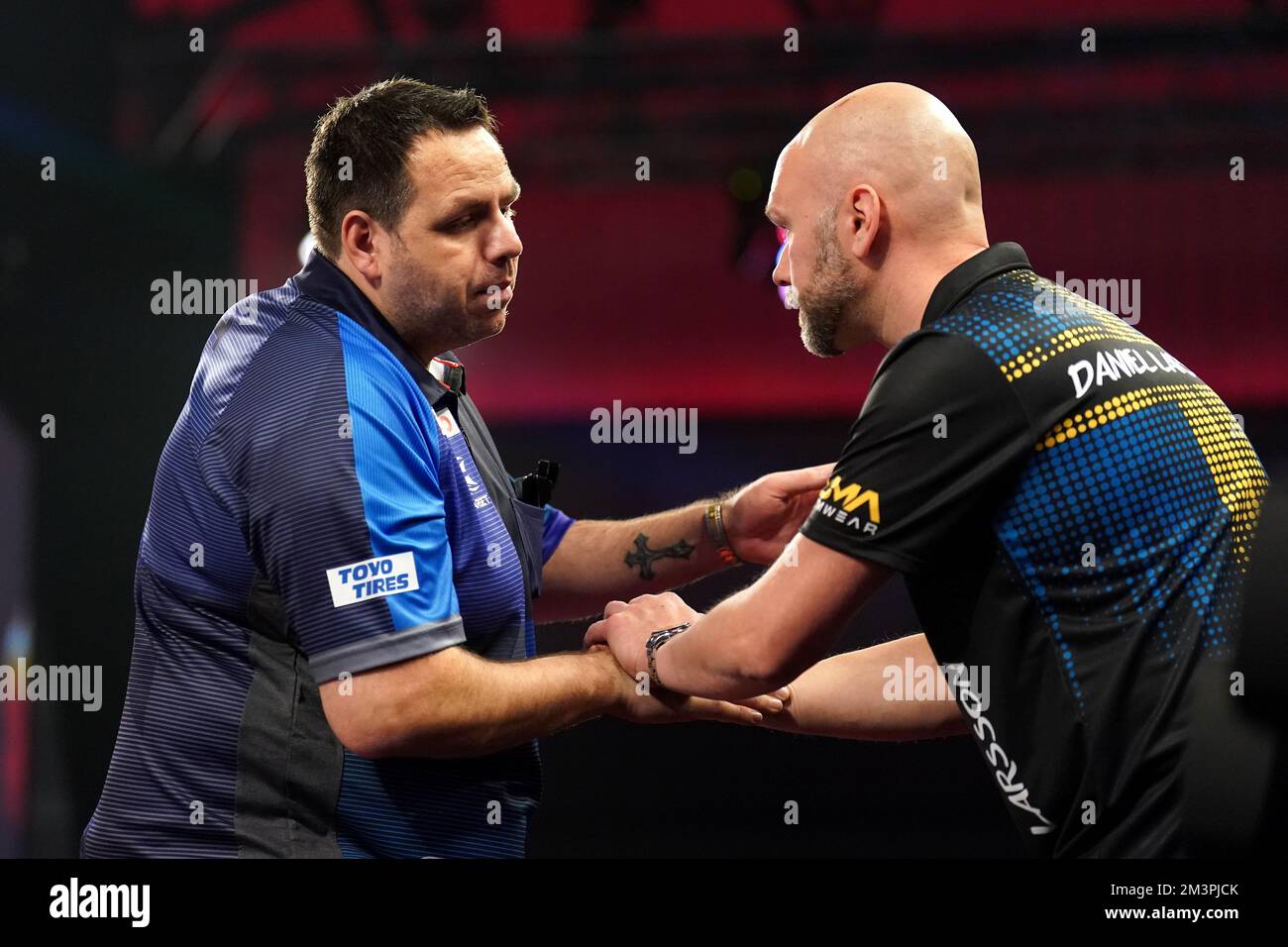 England's Adrian Lewis celebrates after beating Sweden's Daniel Larsson ...