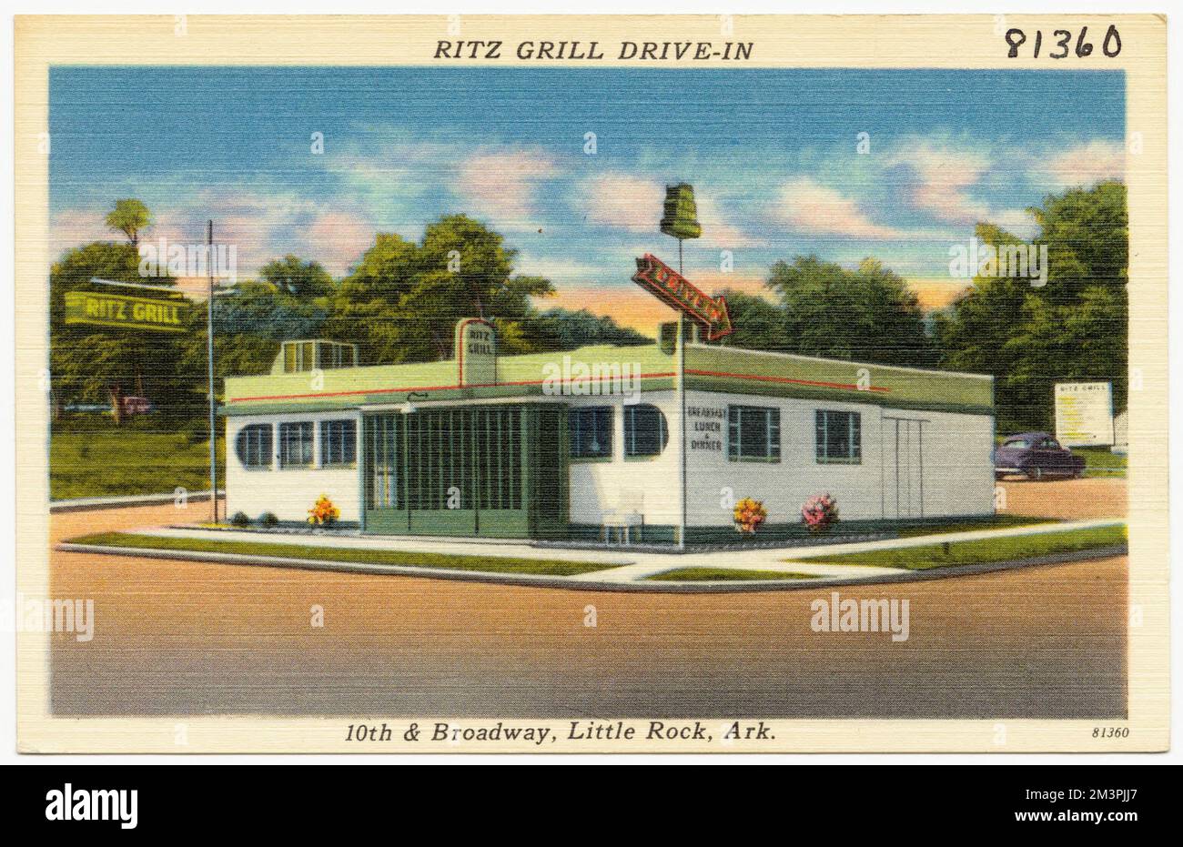 Ritz Grill Drive-in , Restaurants, Tichnor Brothers Collection ...