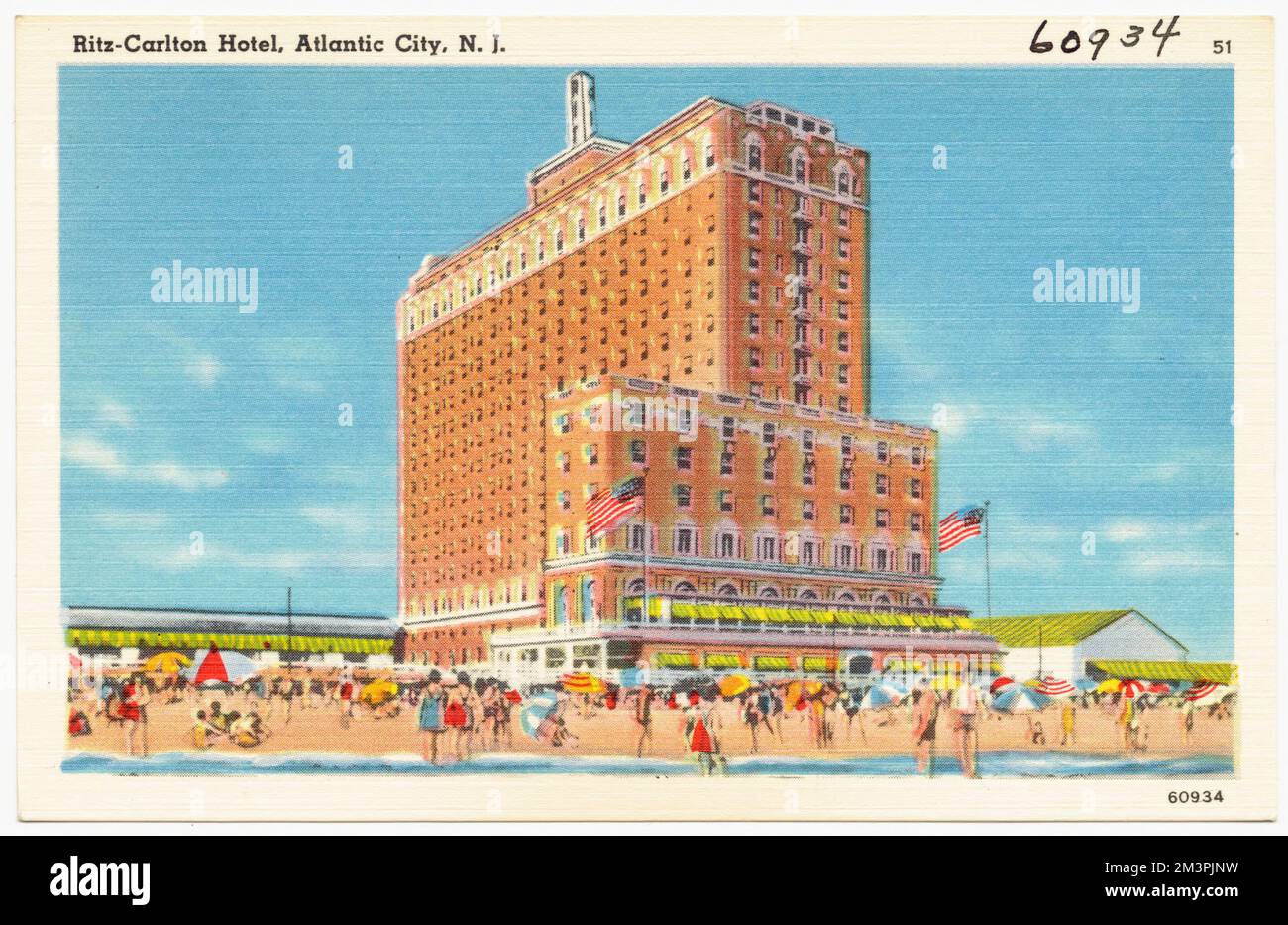 Ritz-Carlton Hotel, Atlantic City, N. J. , Hotels, Beaches, Tichnor ...