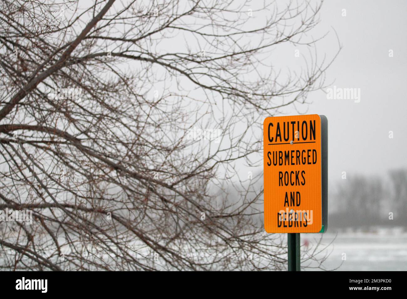 Sign submerged rocks hi-res stock photography and images - Alamy