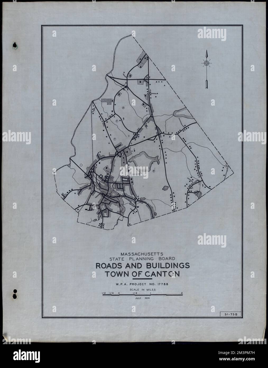 Roads and Buildings Town of Canton , Roads, Cities and towns, Land use ...