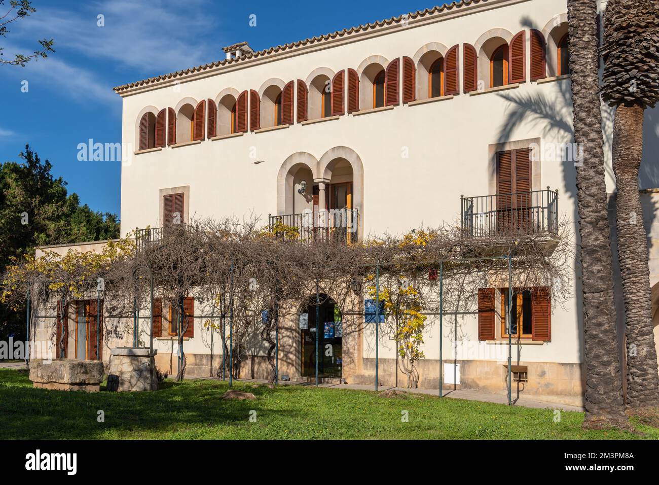 Palma de Mallorca, Spain; december 15 2022: Main facade of the ...
