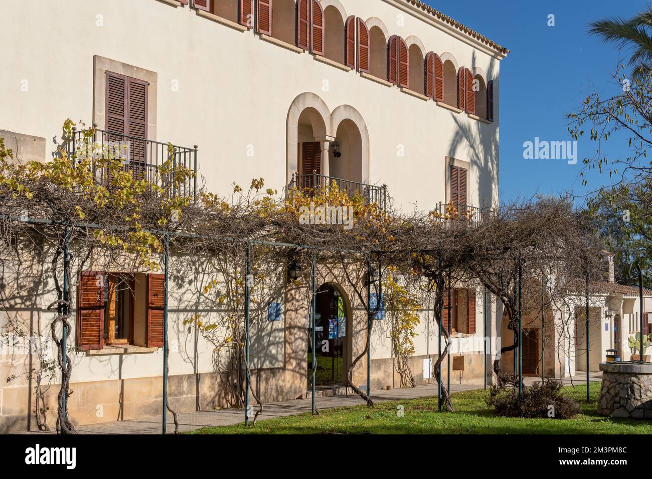 Palma de Mallorca, Spain; december 15 2022: Main facade of the ...