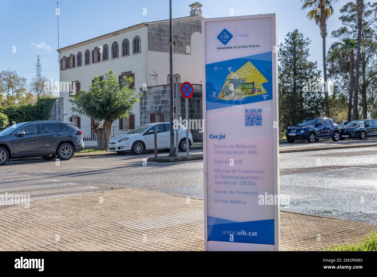 Palma de Mallorca, Spain; december 15 2022: Main facade of the ...
