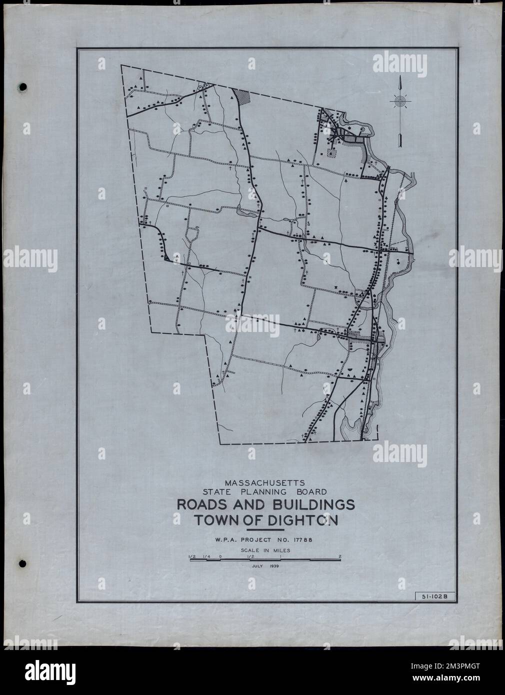 Map of dighton hi-res stock photography and images - Alamy
