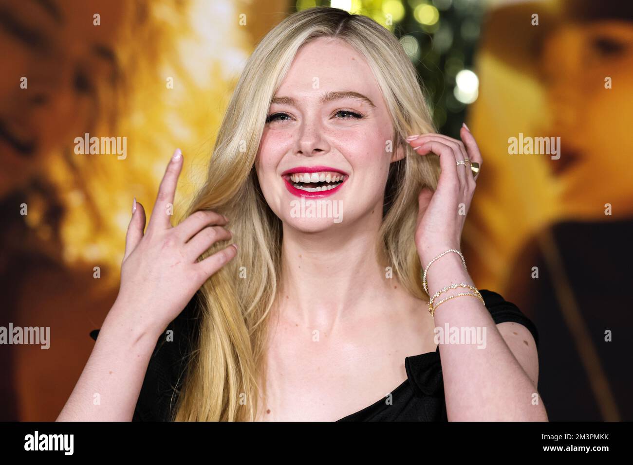 LOS ANGELES, CALIFORNIA, USA - DECEMBER 15: American actress Elle ...