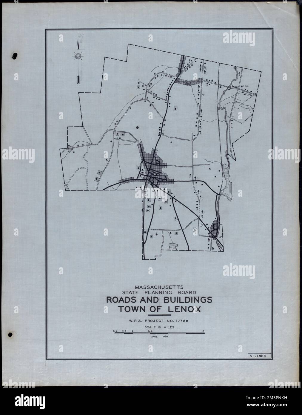 Roads and Buildings Town of Lenox , Roads, Cities and towns, Land use ...