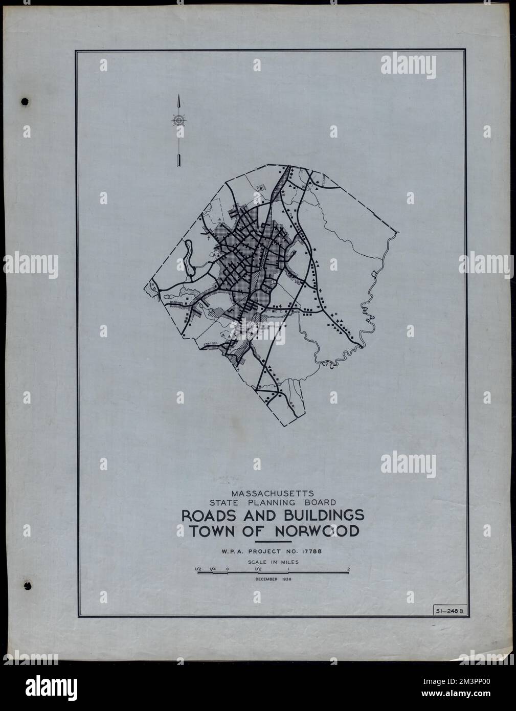 Roads and Buildings Town of Norwood , Roads, Cities and towns, Land use ...