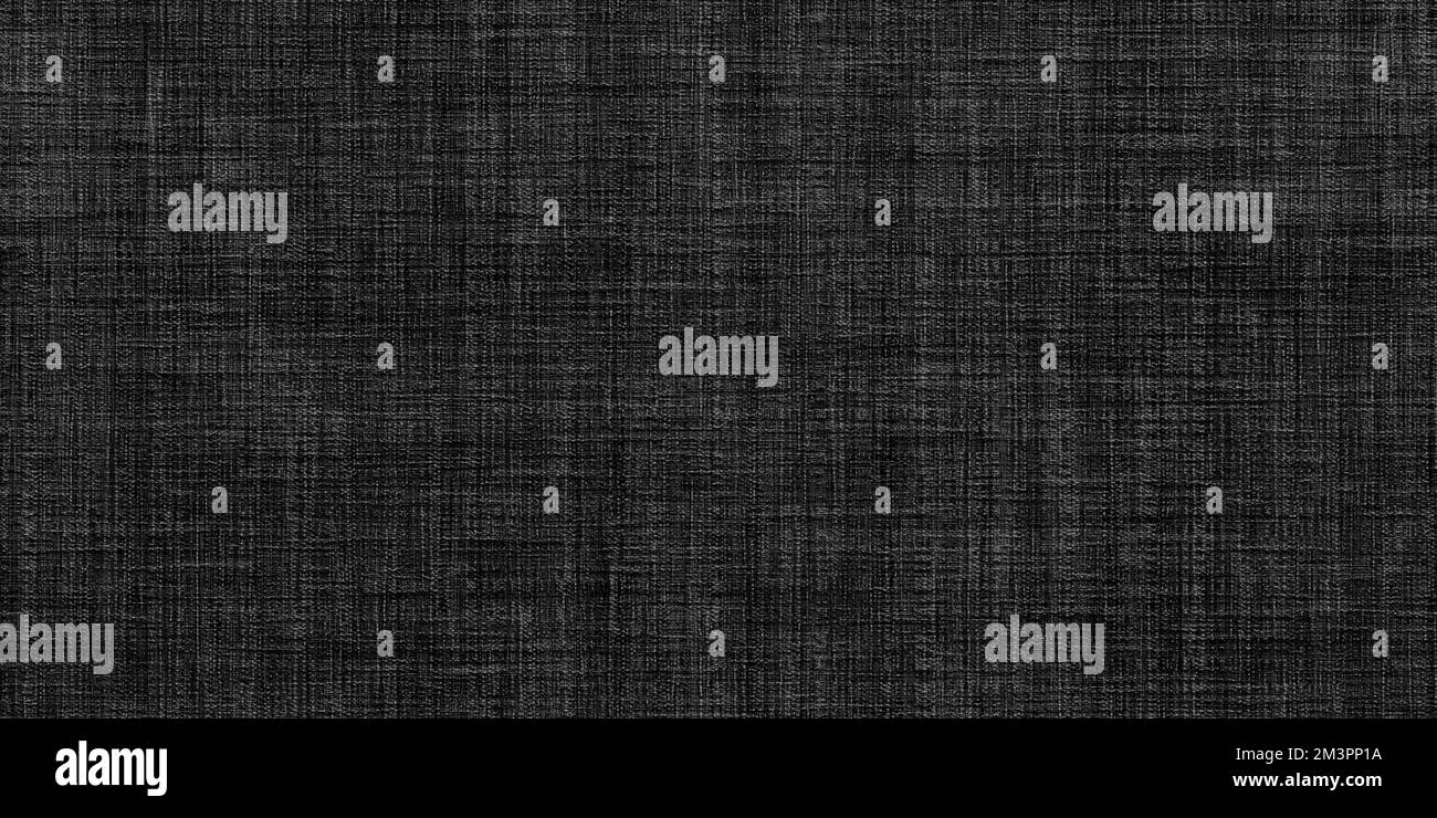 Seamless dark black rough painted canvas, denim, linen or burlap ...