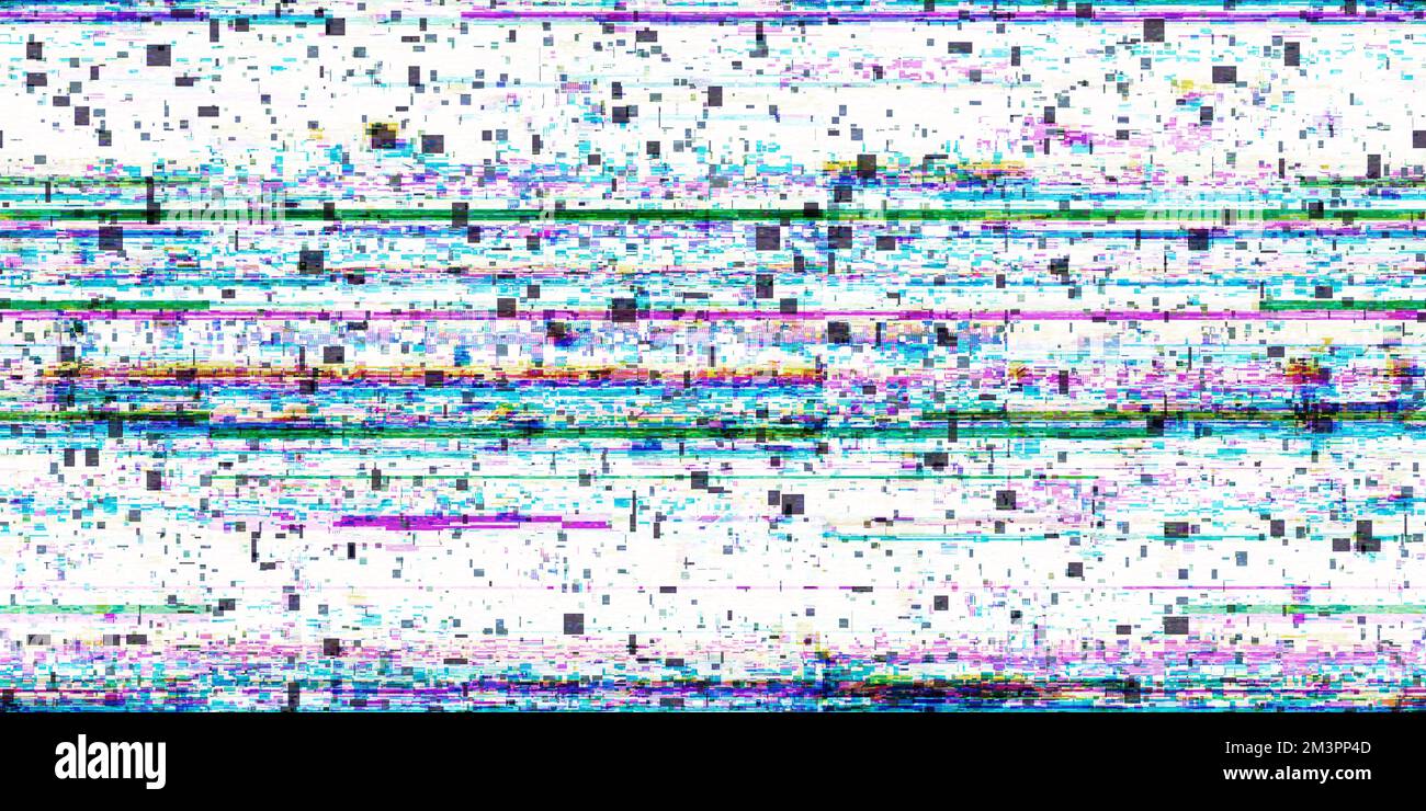 Seamless digital pixel glitch abstract error background overlay pattern ...