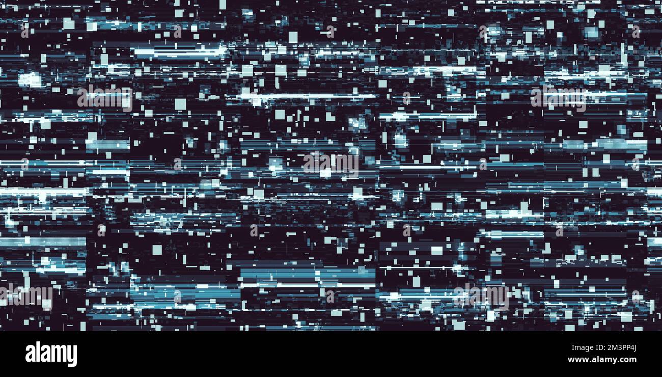 Seamless digital pixel glitch abstract error background overlay pattern ...