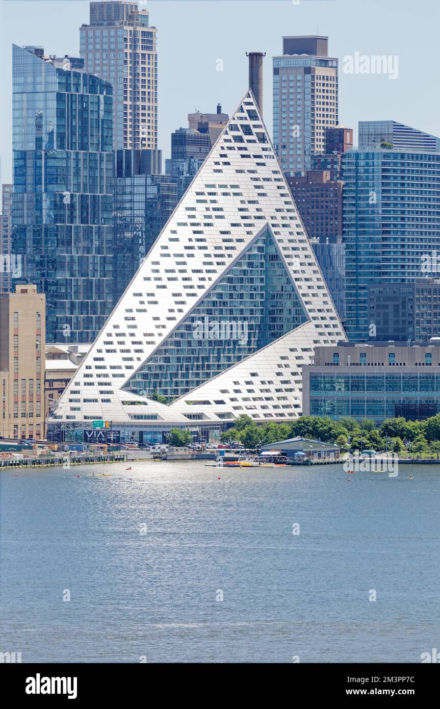 VIA 57 West is a 34-story residential “courtscraper” designed by Bjarke ...