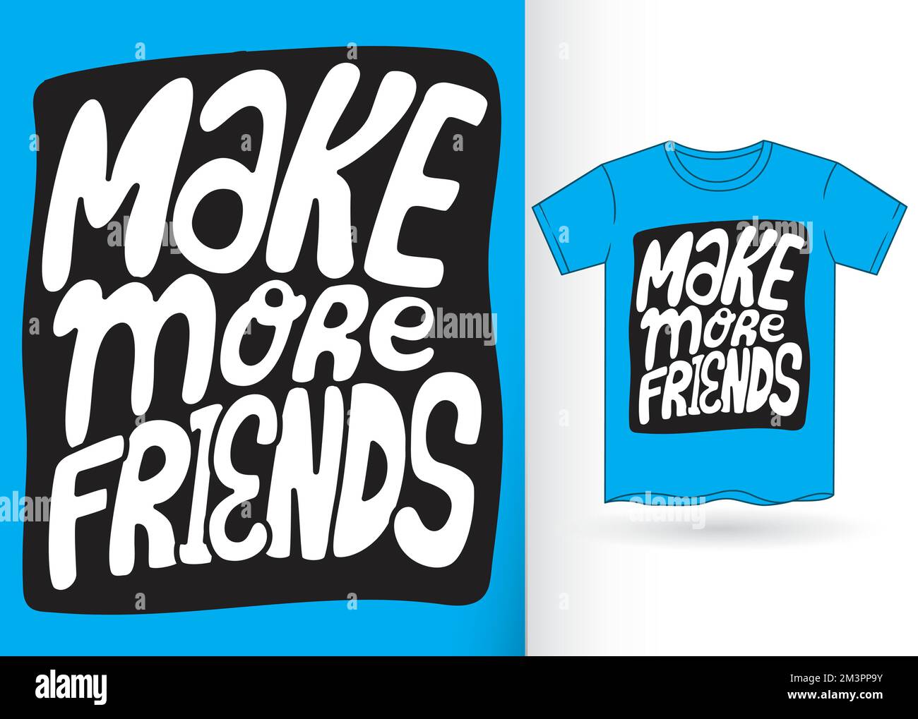 Lettering art slogan for t shirt with template Stock Vector Image & Art ...