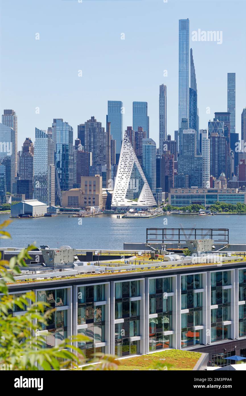 VIA 57 West is a 34-story residential “courtscraper” designed by Bjarke ...