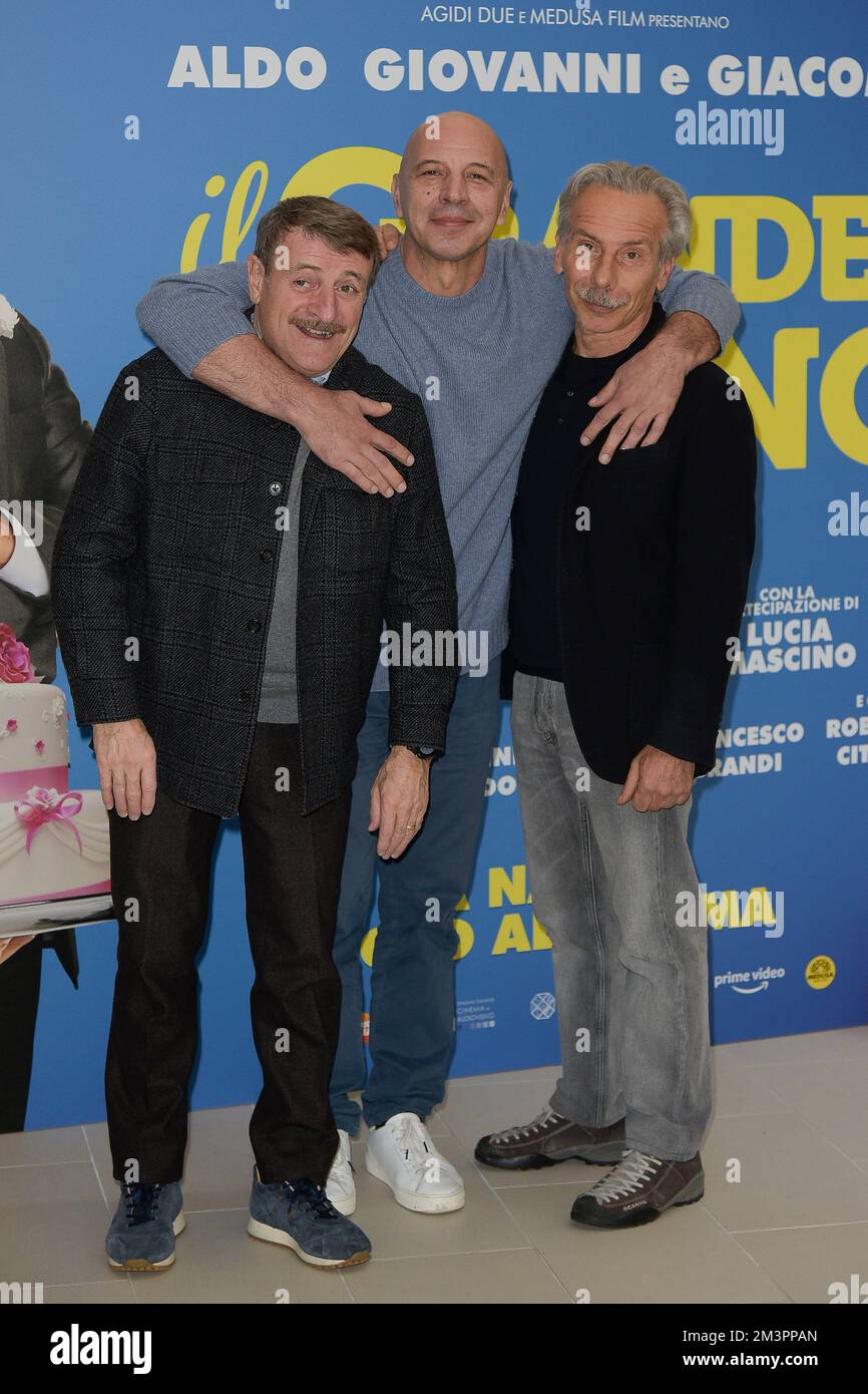 Italy, Rome, December 16th, 2022. Photocall of the movie 'Il grande ...