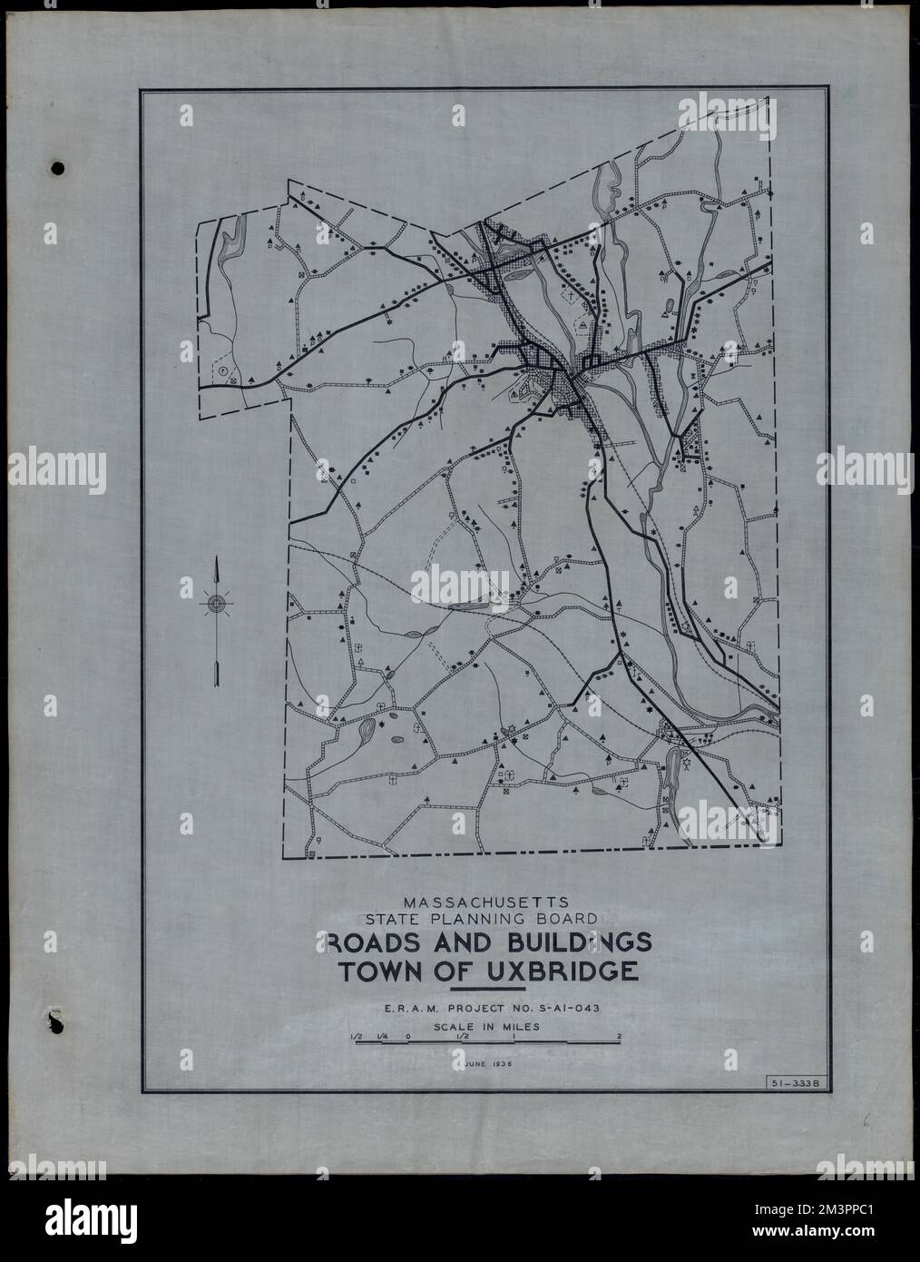 Roads and Buildings Town of Uxbridge , Roads, Cities and towns, Land ...
